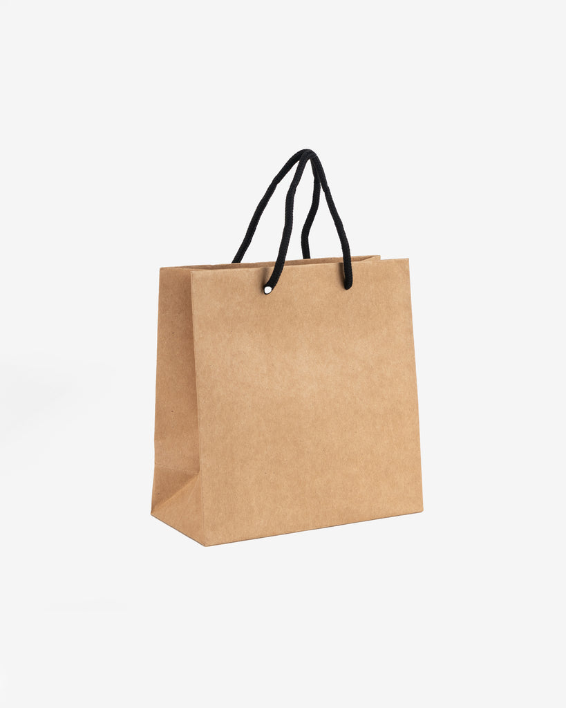 Kraft Black Rope Handle Paper Bag | Stylish & Durable – Packeverything ...