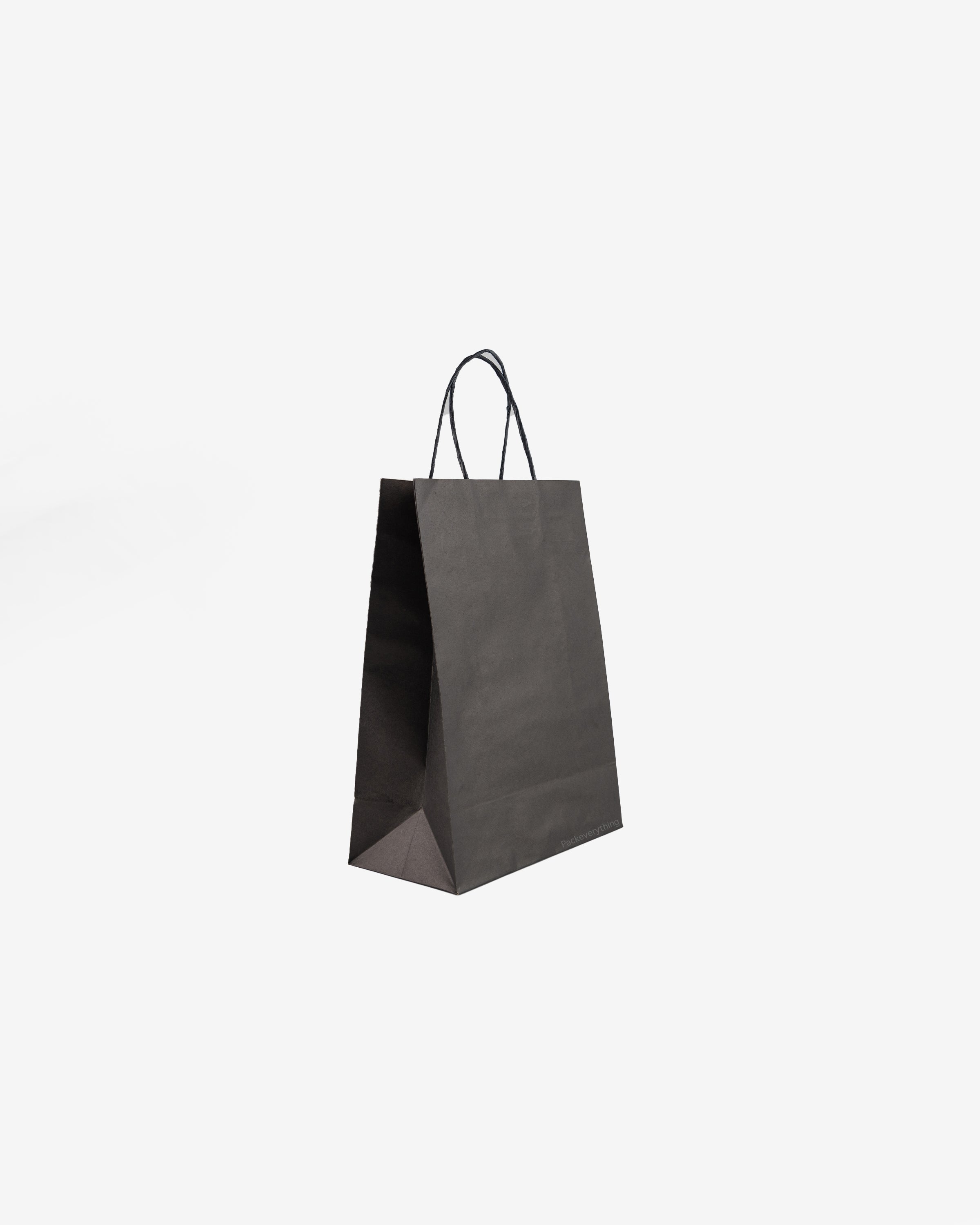 Black Kraft Paper Bag (M) – Packeverything.com.sg