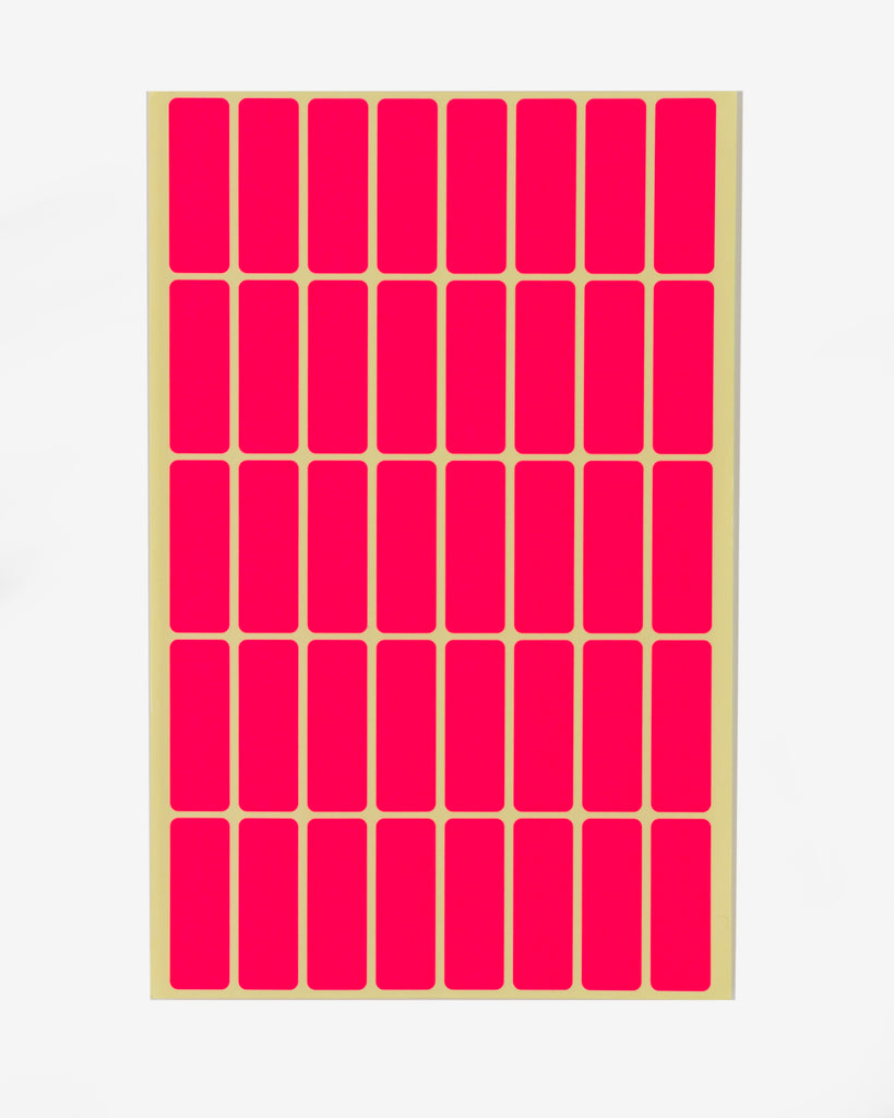 Colored Rectangular Coding Labels (M), 400 pcs – Packeverything.com.sg