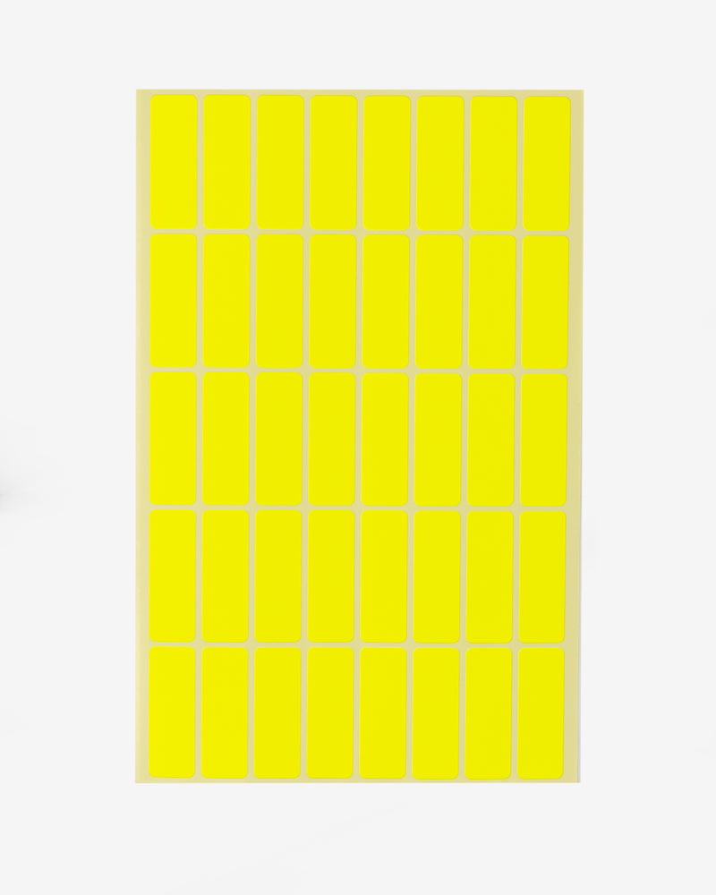 Colored Rectangular Coding Labels (M), 400 pcs – Packeverything.com.sg