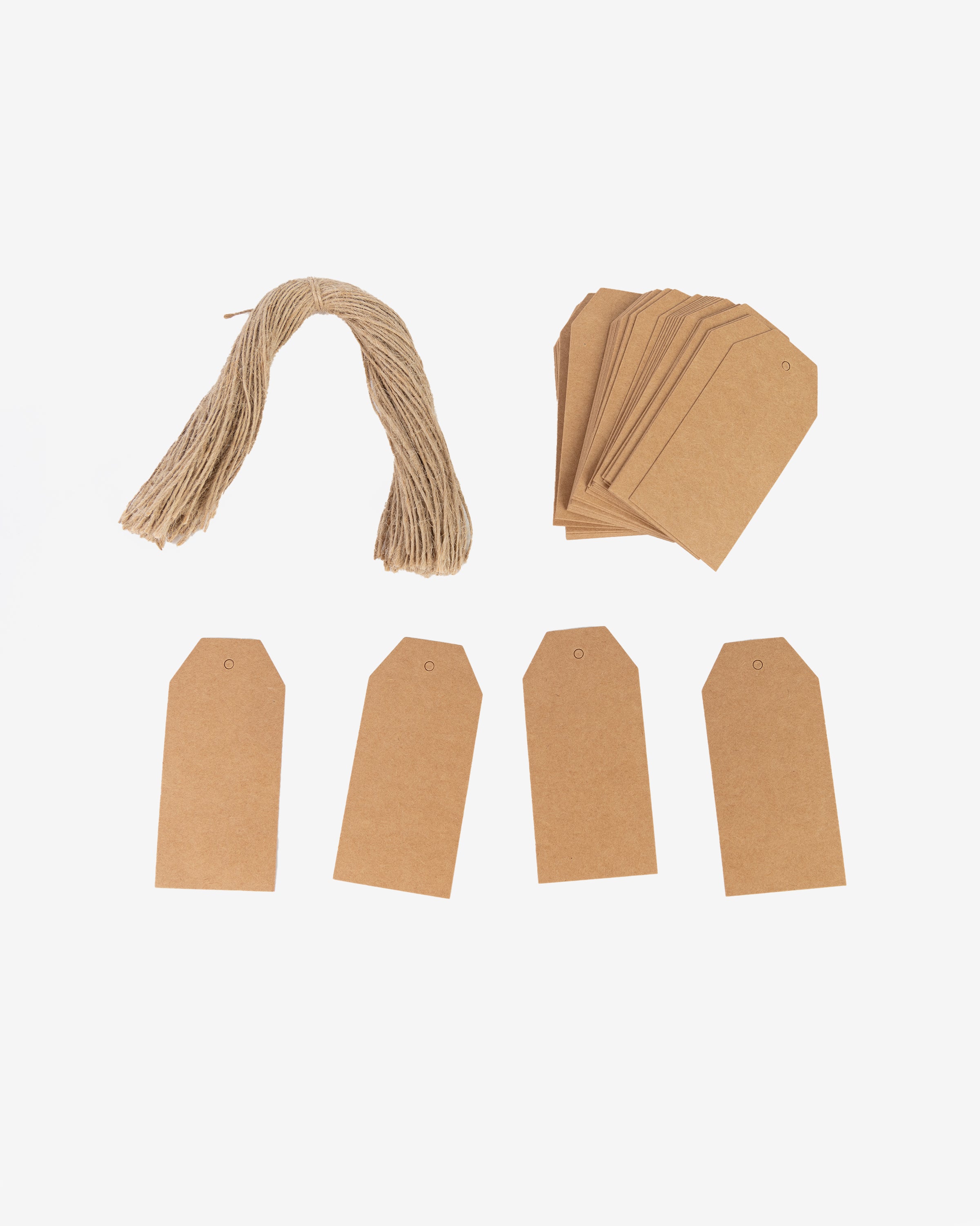 Kraft Hang Tag, 100 pcs – Packeverything.com.sg