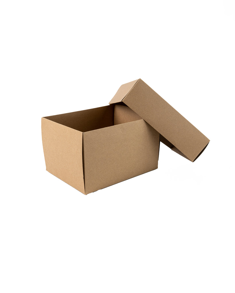 Kraft Rectangular Lid & Base Box (10 pcs) - Premium – Packeverything.com.sg