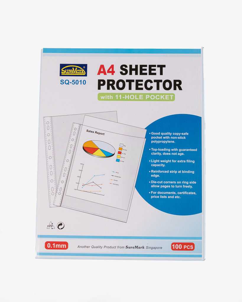 Sheet Protector A4 (100 pcs) - Reliable & Protective Sleeves ...